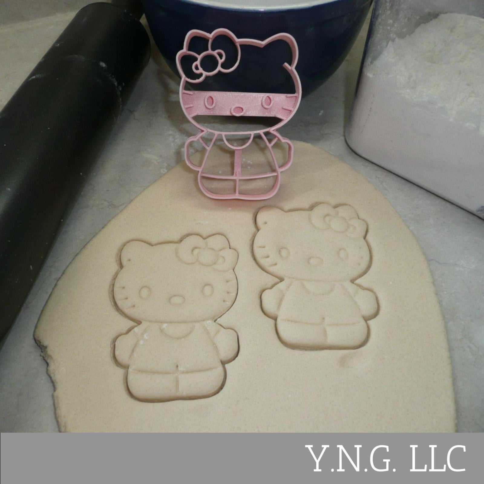 Hello Kitty Standing Cartoon Detailed Cookie Cutter Made In USA PR5070 ...
