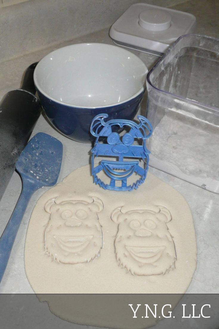 Sulley Sully Detailed Face Monsters Inc Movie Cookie Cutter USA PR2922 ...