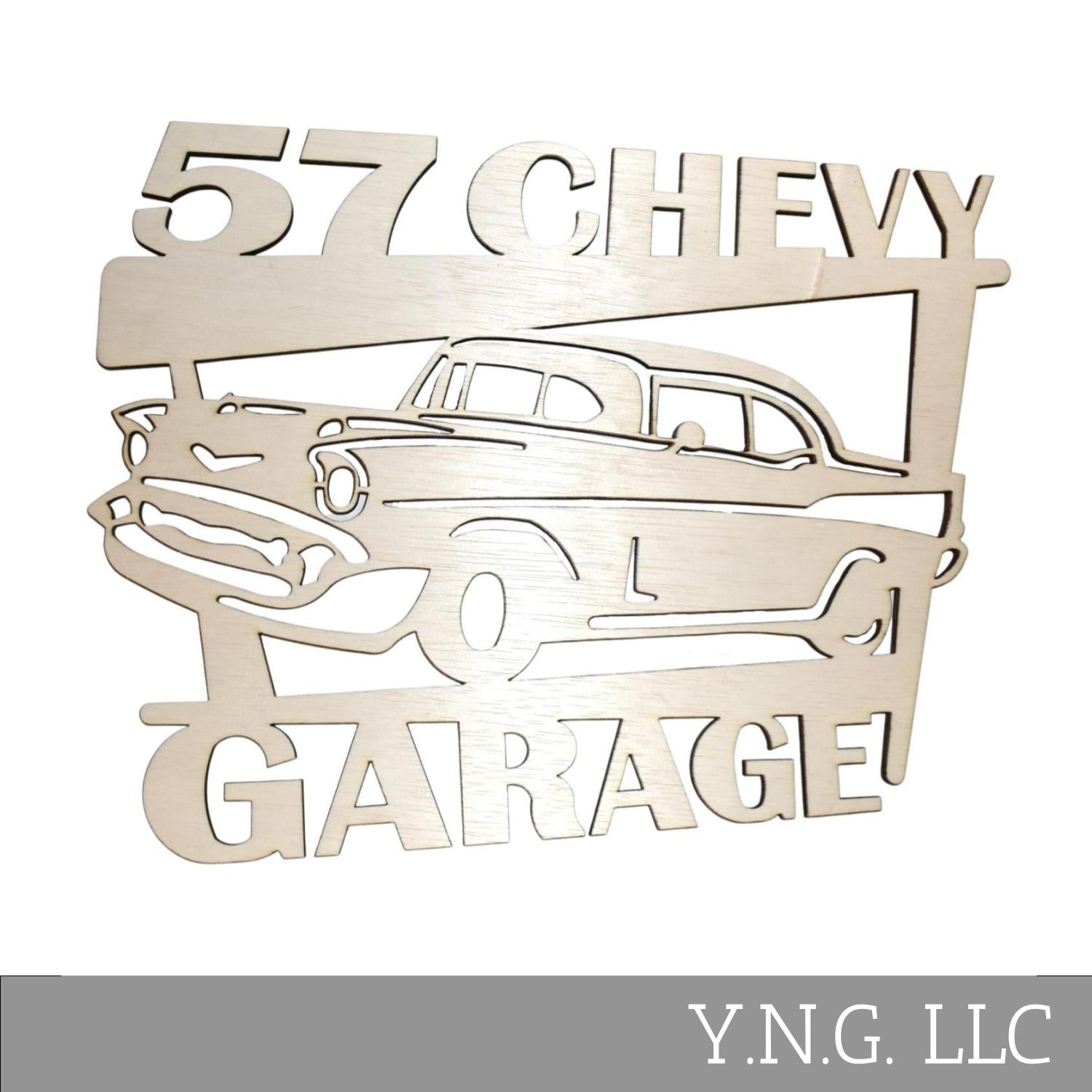 Chevy Garage Art 1955 Chevy Belair Hardtop My Garage My Rules Wall Art