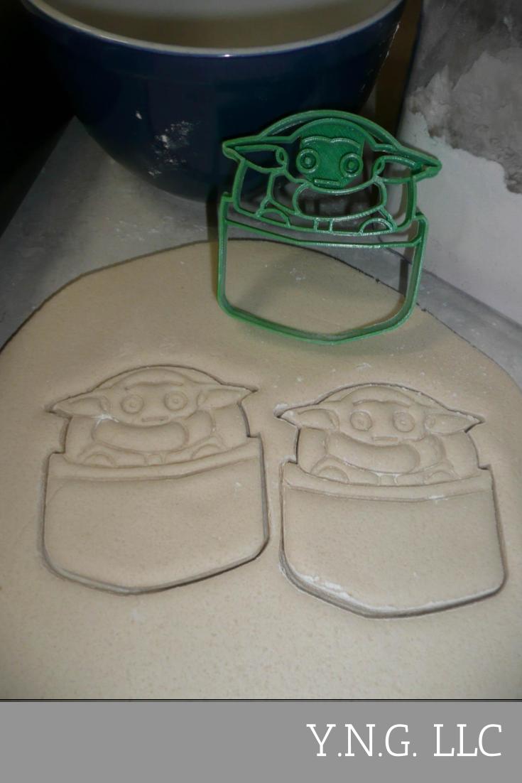 Baby Yoda In Pod Green Space Child Star Wars Cookie Cutter USA PR3302 ...
