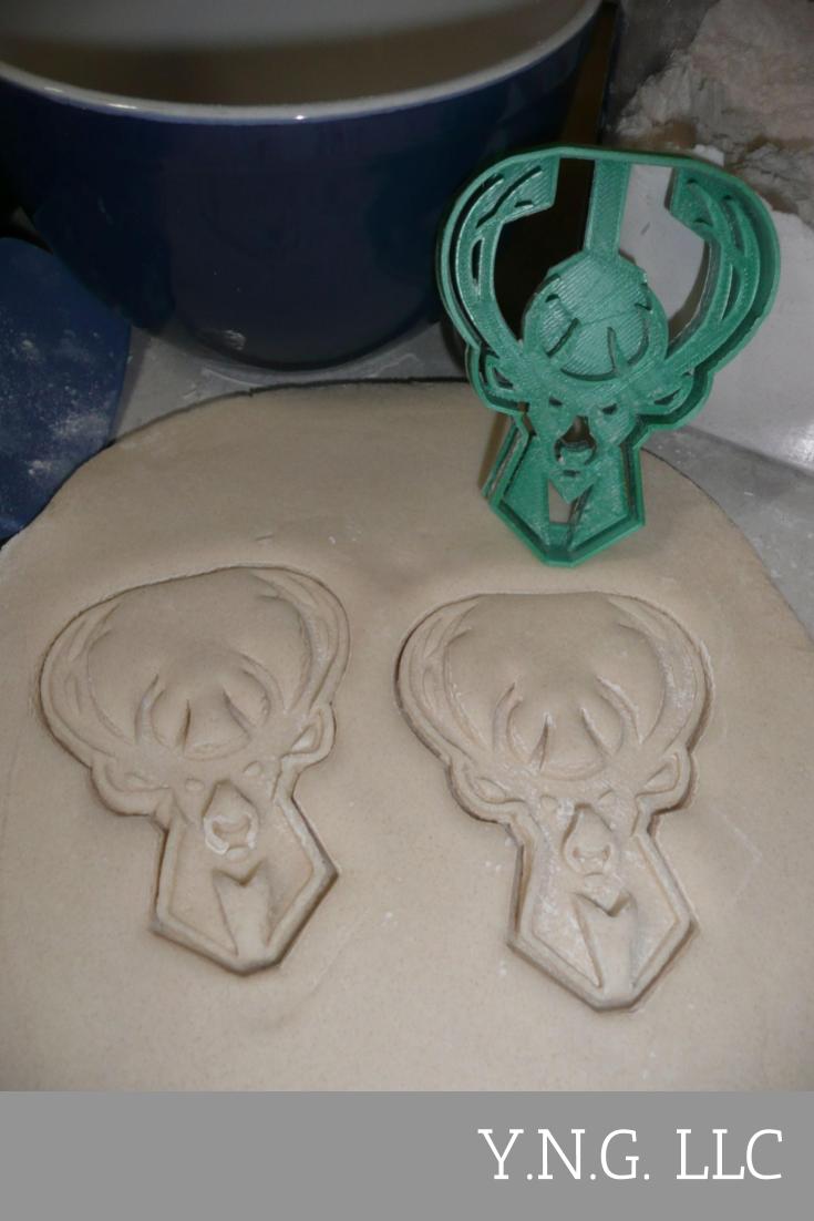 Milwaukee Bucks Basketball Sports Athletics Cookie Cutter USA PR2751 ...
