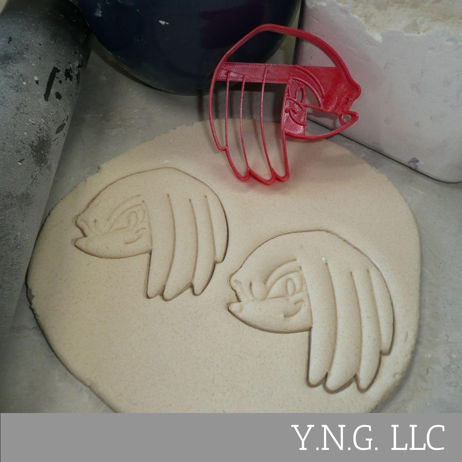 Knuckles Face Sonic The Hedgehog Cartoon Cookie Cutter USA Made PR4854 ...