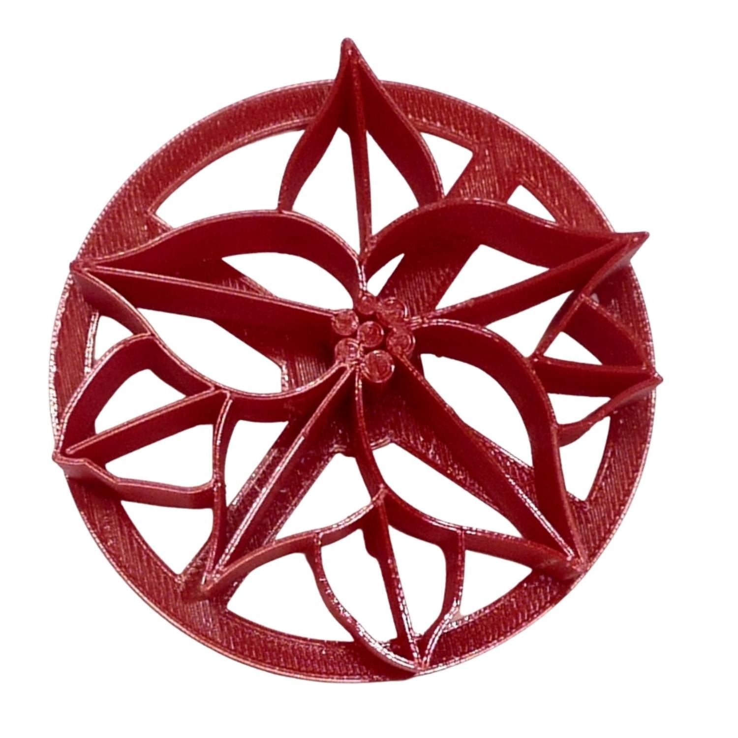 Poinsettia Mini Concha Cutter Mexican Sweet Bread Stamp USA PR4894 – Y ...